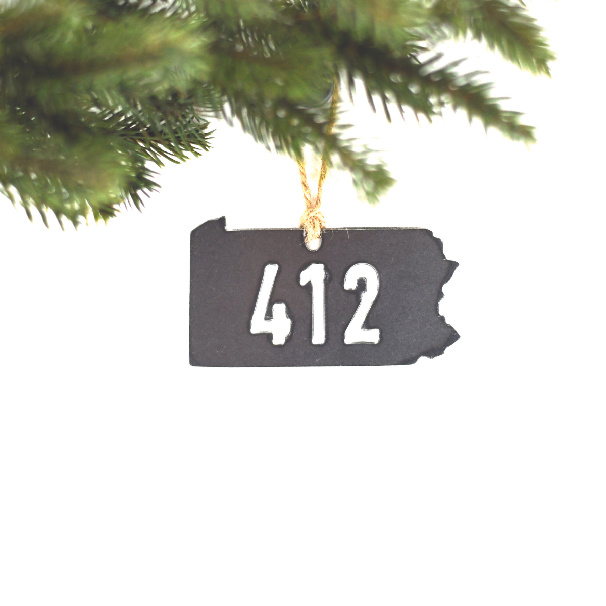 412 Pittsburgh, PA Area Code Ornament – KEYSTONE STEEL CO.