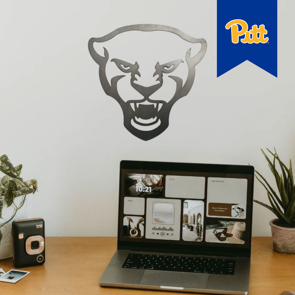 Pitt Panthers Logo Wall Sign | Made in the USA – KEYSTONE STEEL CO.