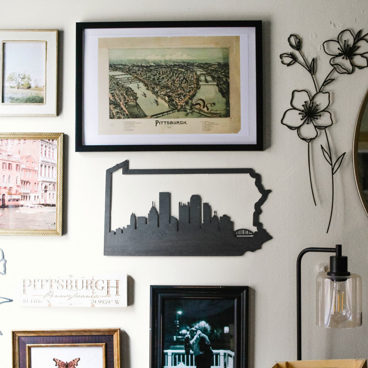 Pittsburgh City Skyline Steel Wall Décor. Keystone Steel Co. – KEYSTONE ...