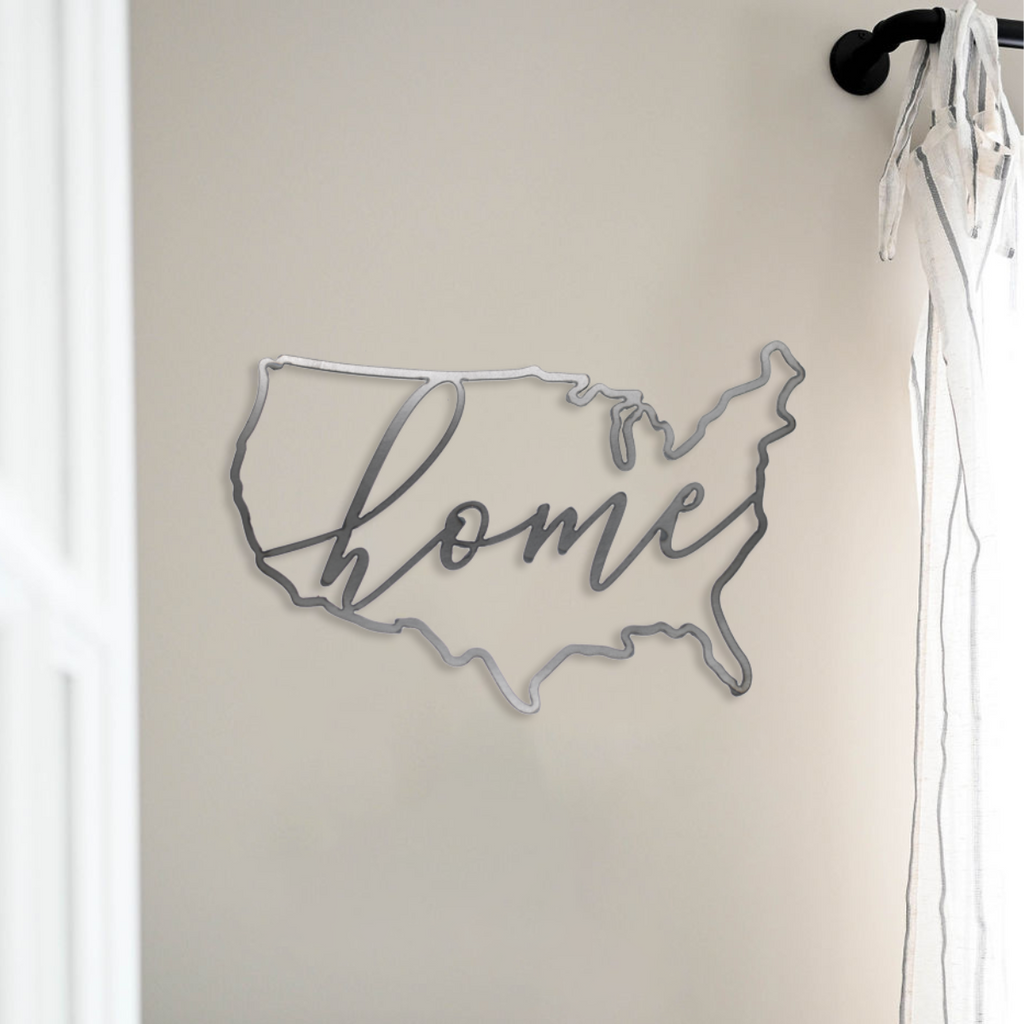 America Home Script Steel Wall Décor Sign – KEYSTONE STEEL CO.