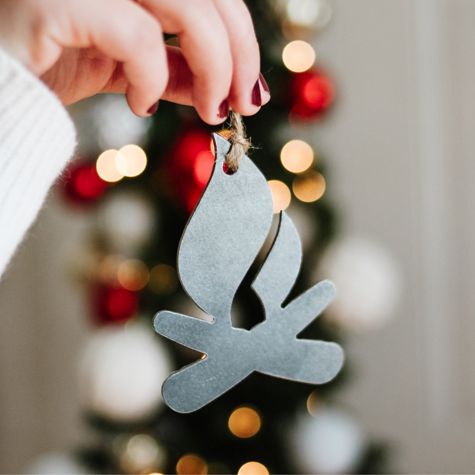 Jeep with Roof Rack Steel Christmas Tree Ornament. Keystone Steel Co ...