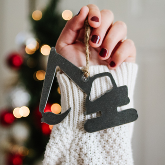 Digger Steel Christmas Tree Ornament. Keystone Steel Co. – KEYSTONE ...