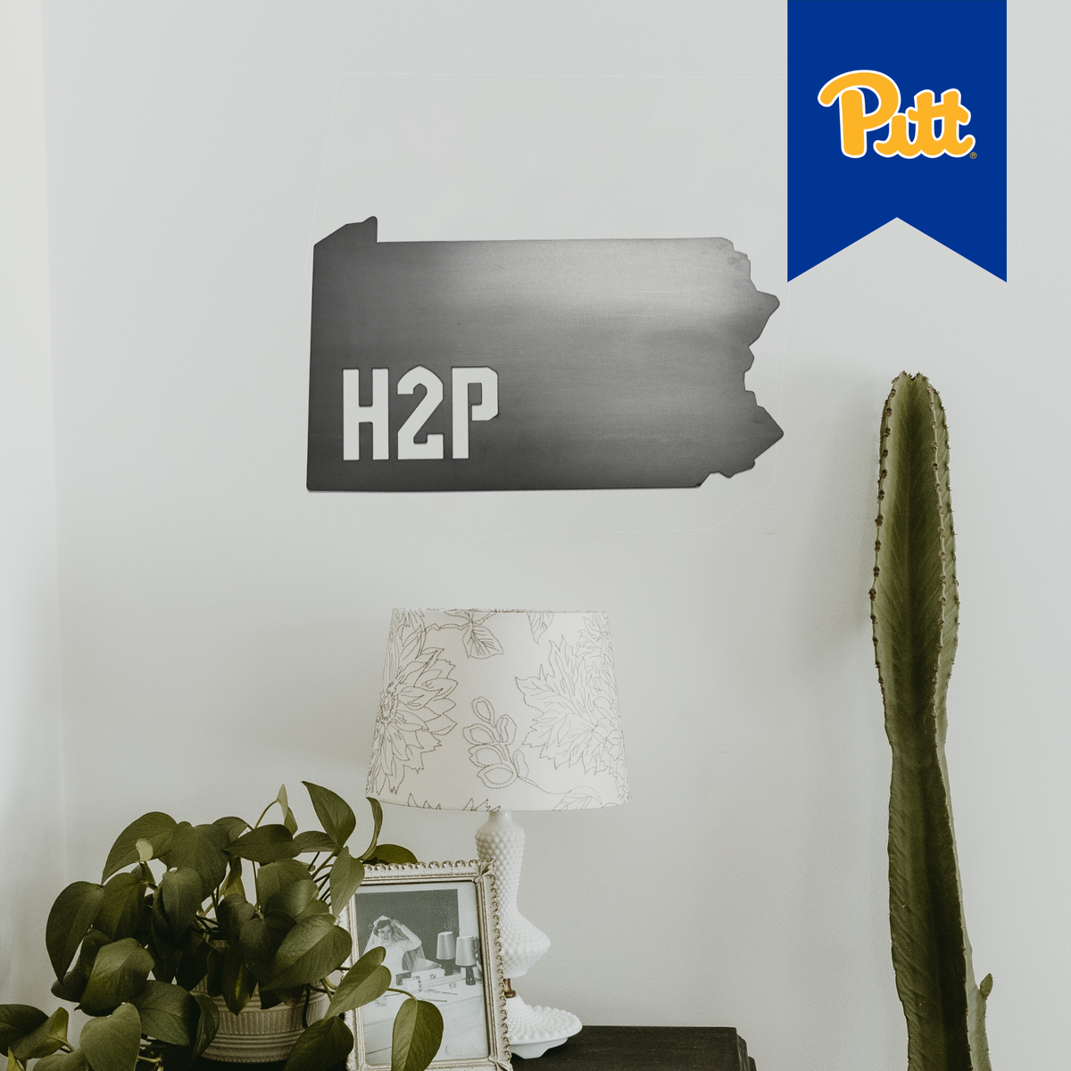 Pitt “H2P” in PA Sign | Official Pitt Wall Decor – KEYSTONE STEEL CO.