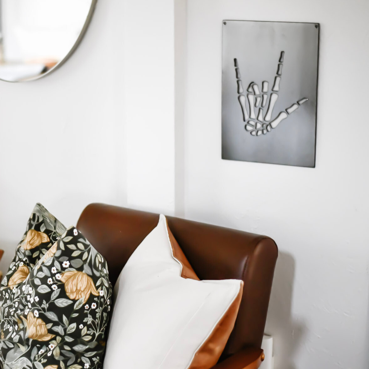 Skeleton I Love You Hand Steel Wall Decor Sign – KEYSTONE STEEL CO.