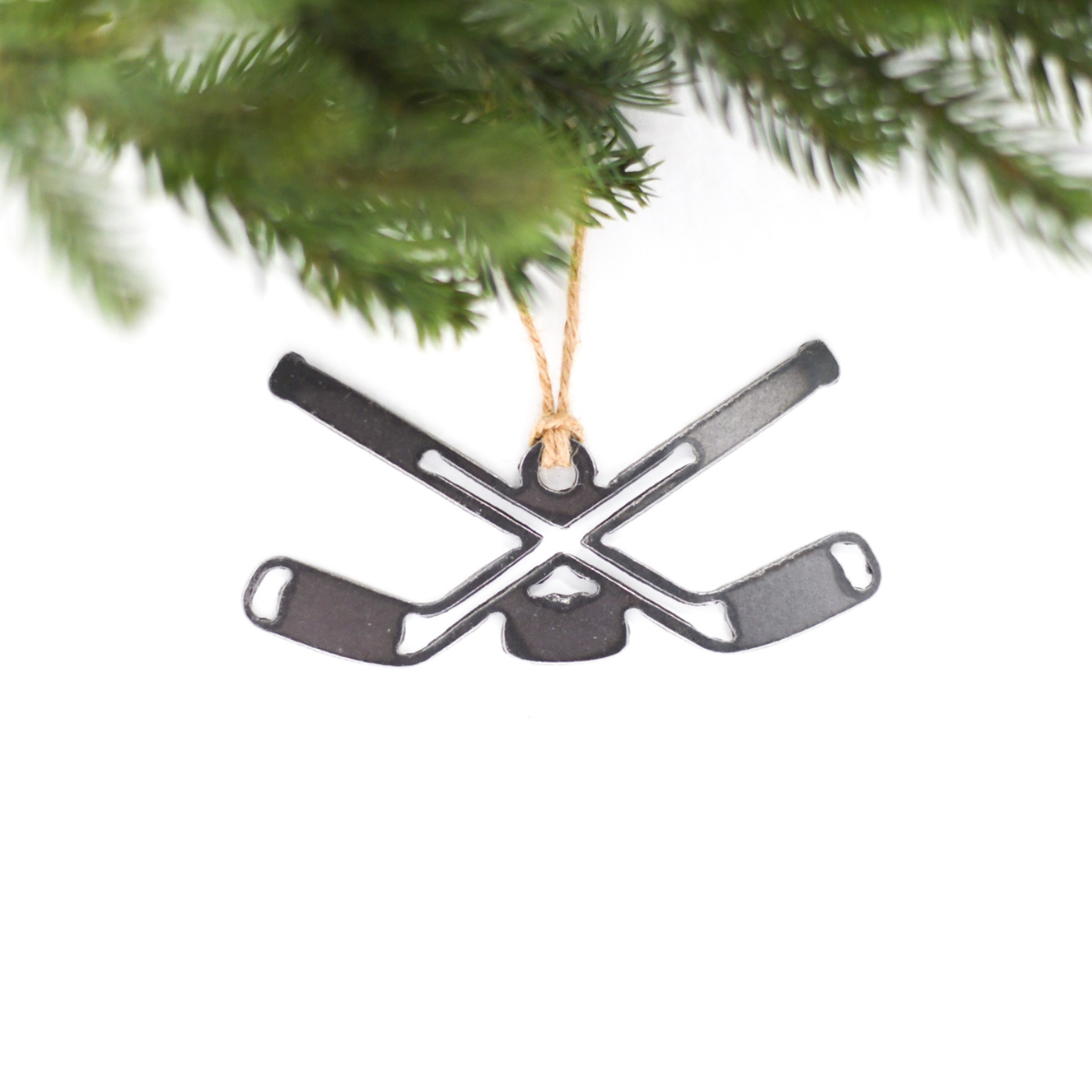 Hockey Sticks and Puck Ornament – KEYSTONE STEEL CO.