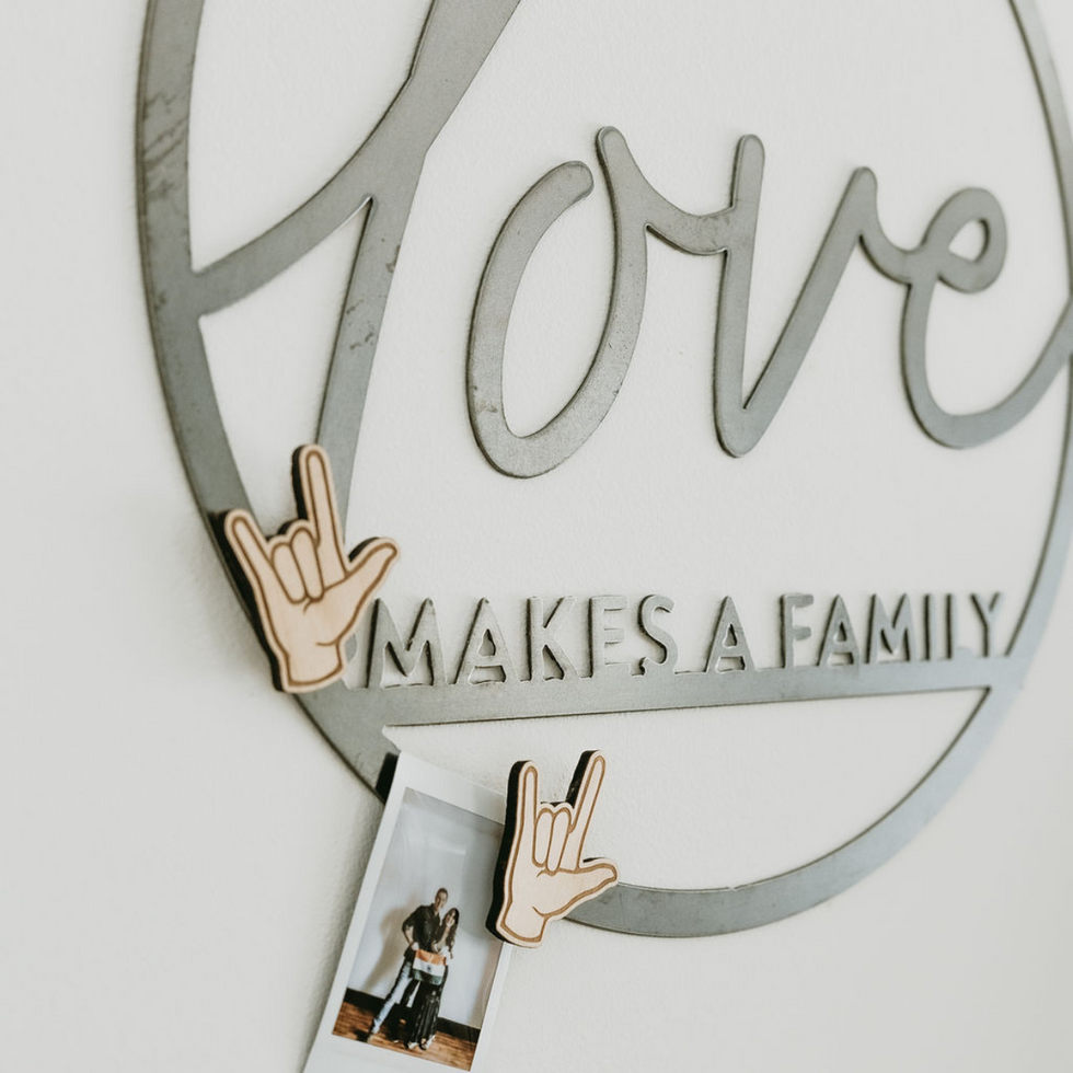 'Love You, Bye' Steel Sign – KEYSTONE STEEL CO.