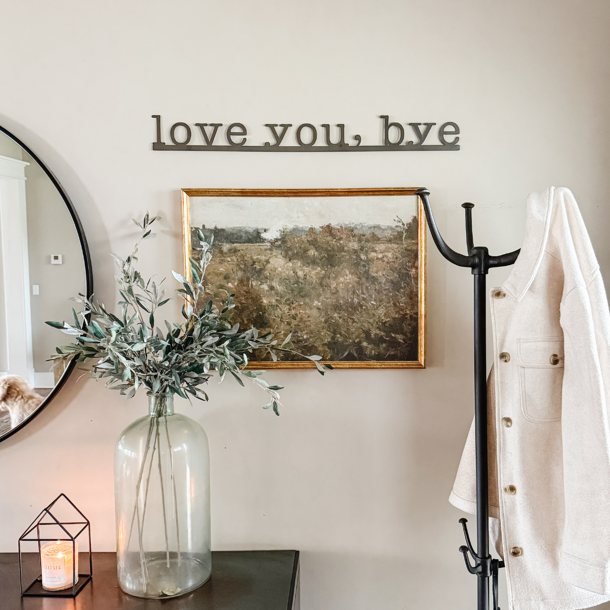 'Love You, Bye' Steel Sign – KEYSTONE STEEL CO.