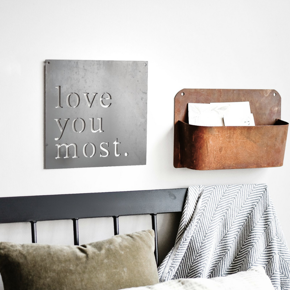 'Love You, Bye' Steel Sign – KEYSTONE STEEL CO.