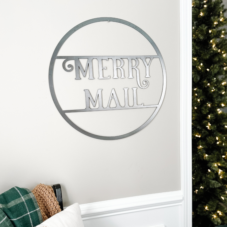 Merry Mail Magnetic Christmas Card Display. Keystone Steel Co ...