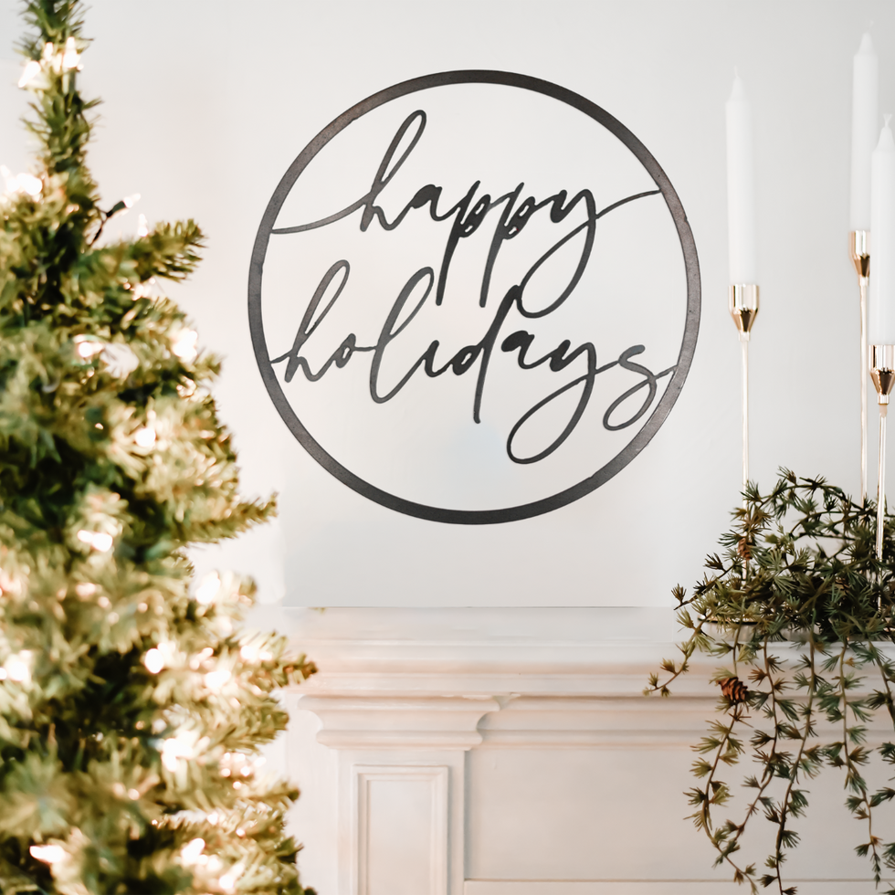 Merry Mail Magnetic Christmas Card Display. Keystone Steel Co ...