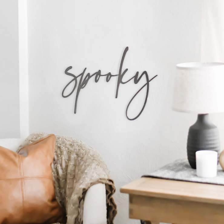 Spooky Script Wall Decor Sign – KEYSTONE STEEL CO.
