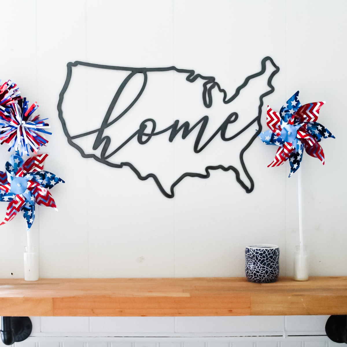 America Home Script Steel Wall Décor Sign – KEYSTONE STEEL CO.