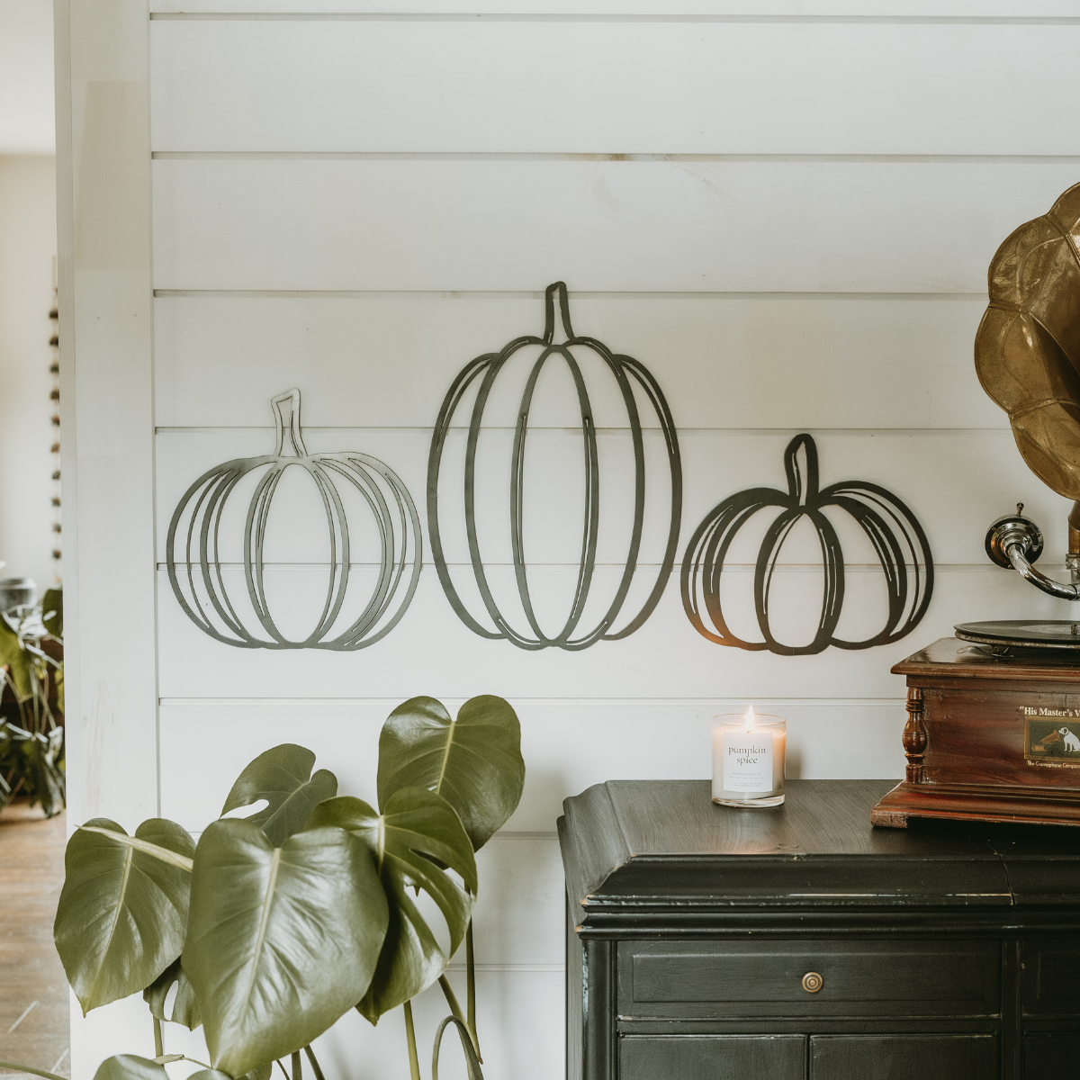 Pumpkin Wall Decor, Set of 3 Assorted Pumpkins – KEYSTONE STEEL CO.