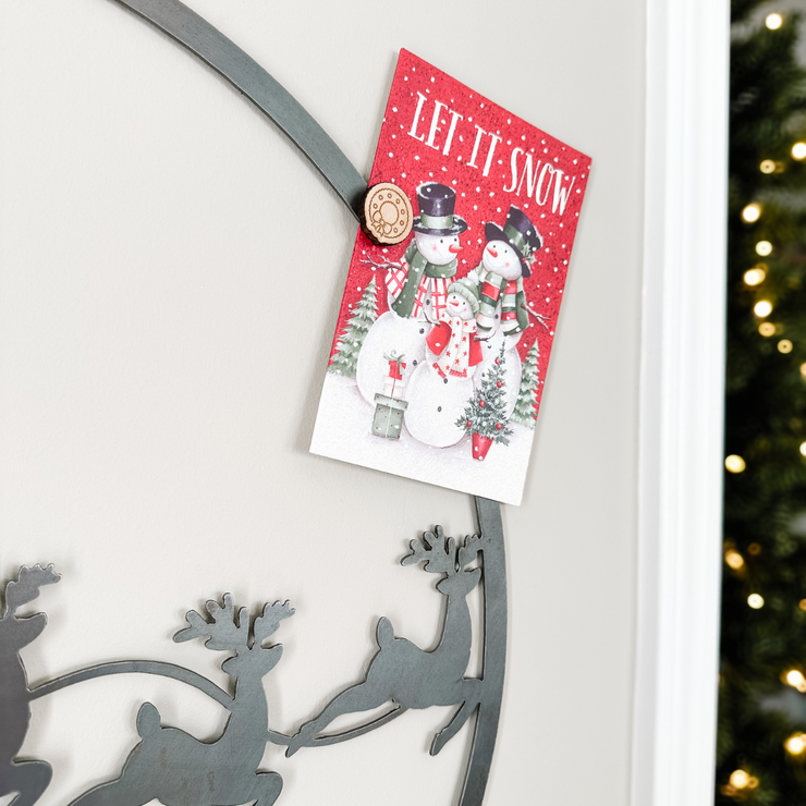 Merry Mail Magnetic Christmas Card Display. Keystone Steel Co ...