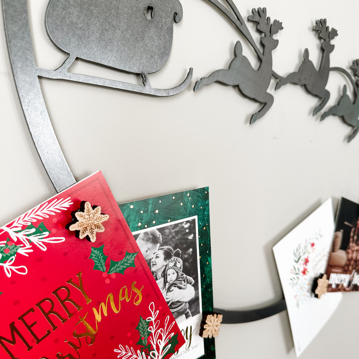 Merry Mail Magnetic Christmas Card Display. Keystone Steel Co ...