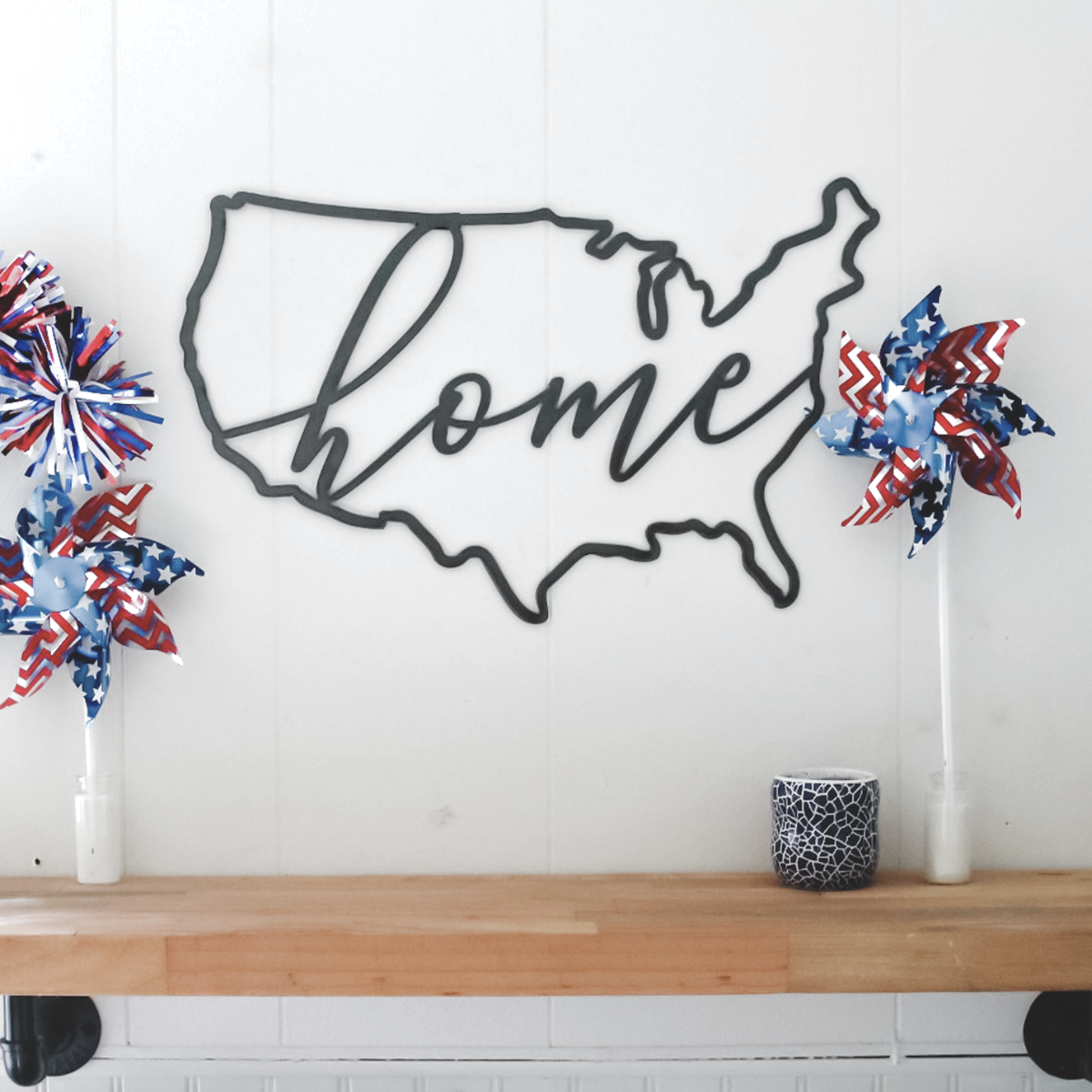 America Home Script Steel Wall Décor Sign – KEYSTONE STEEL CO.