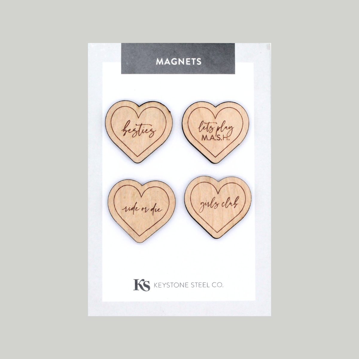 Best Friends Magnets, Pack of 4 – KEYSTONE STEEL CO.