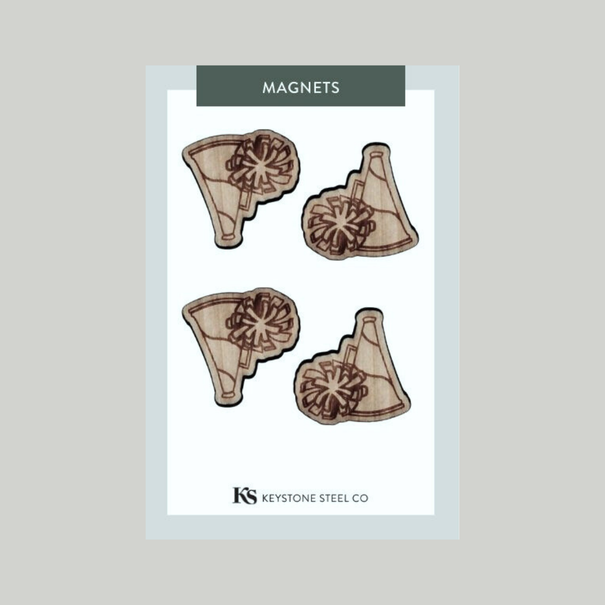 Cheerleading Magnets, Pack of 4 – KEYSTONE STEEL CO.