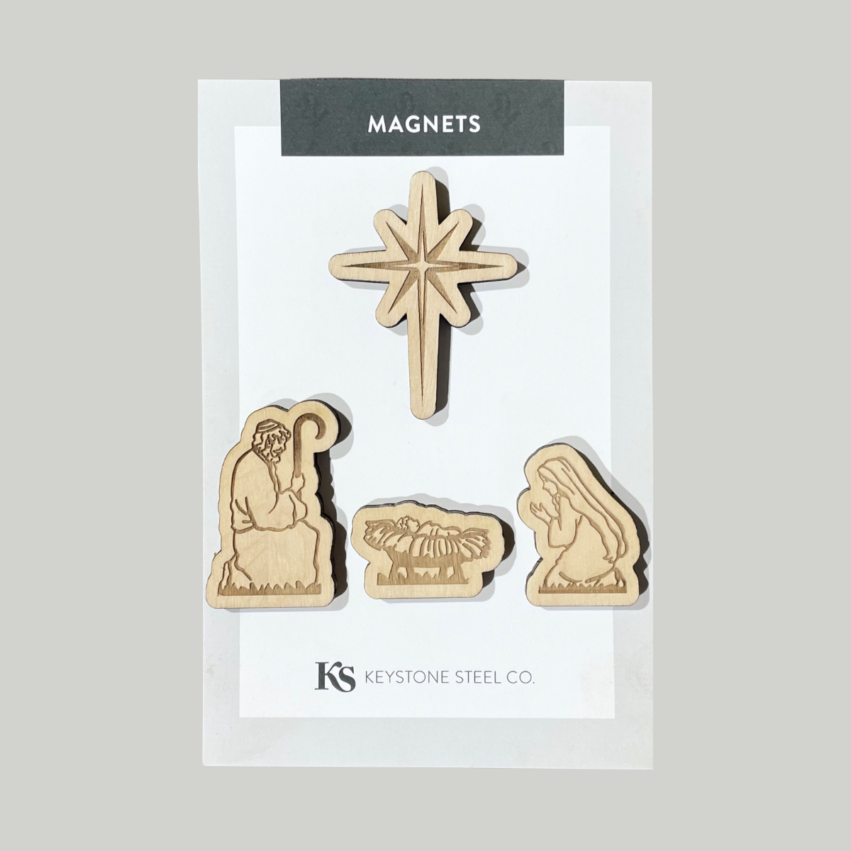 Christmas Nativity Magnets, Pack of 4 – KEYSTONE STEEL CO.