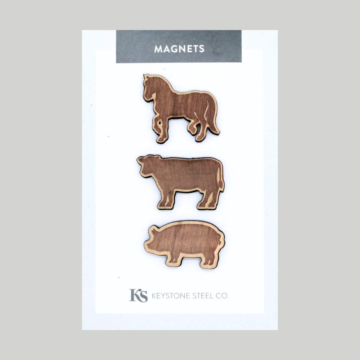 Farm Animal Magnets, Pack of 3 – KEYSTONE STEEL CO.