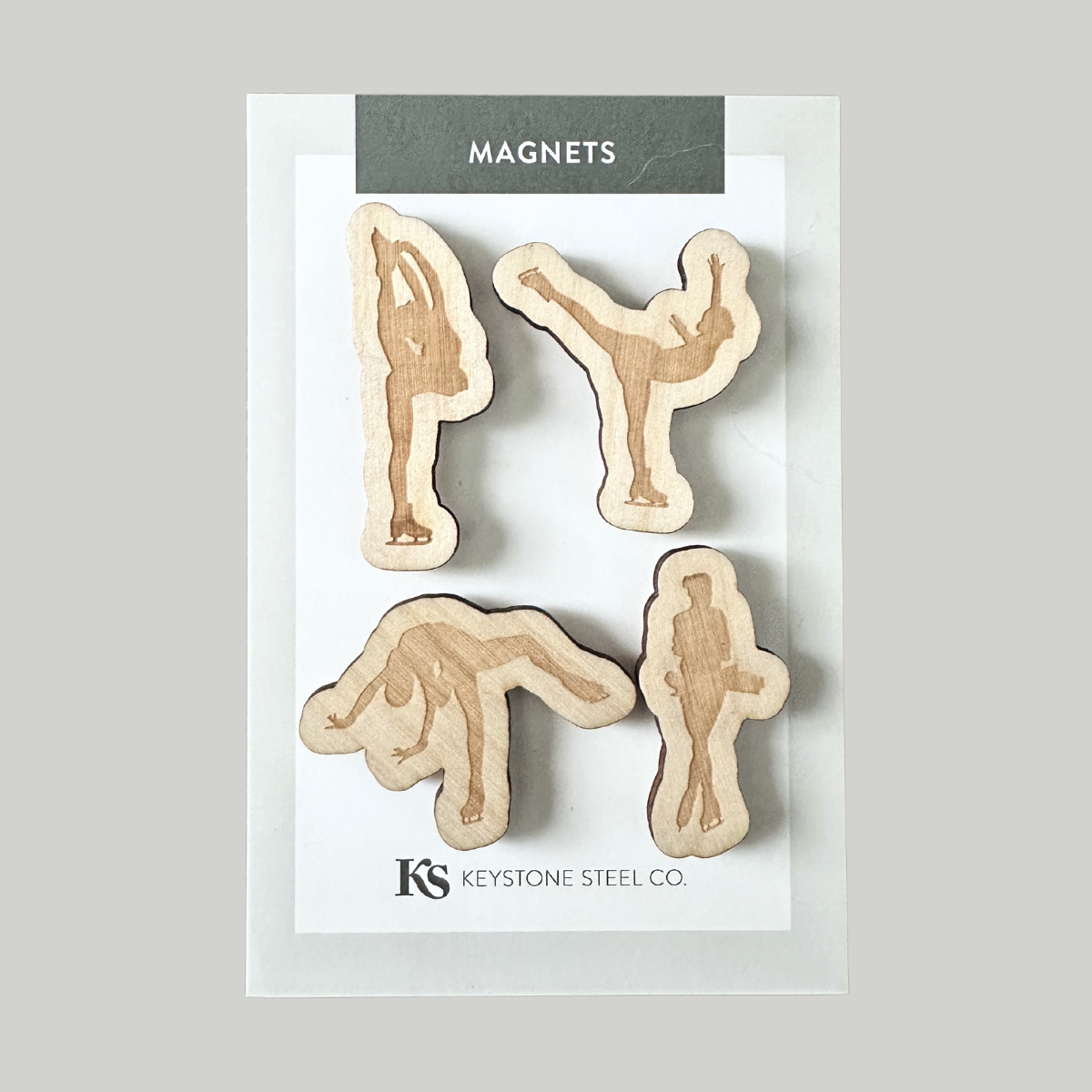 Figure Skating Magnets, Pack of 4 – KEYSTONE STEEL CO.