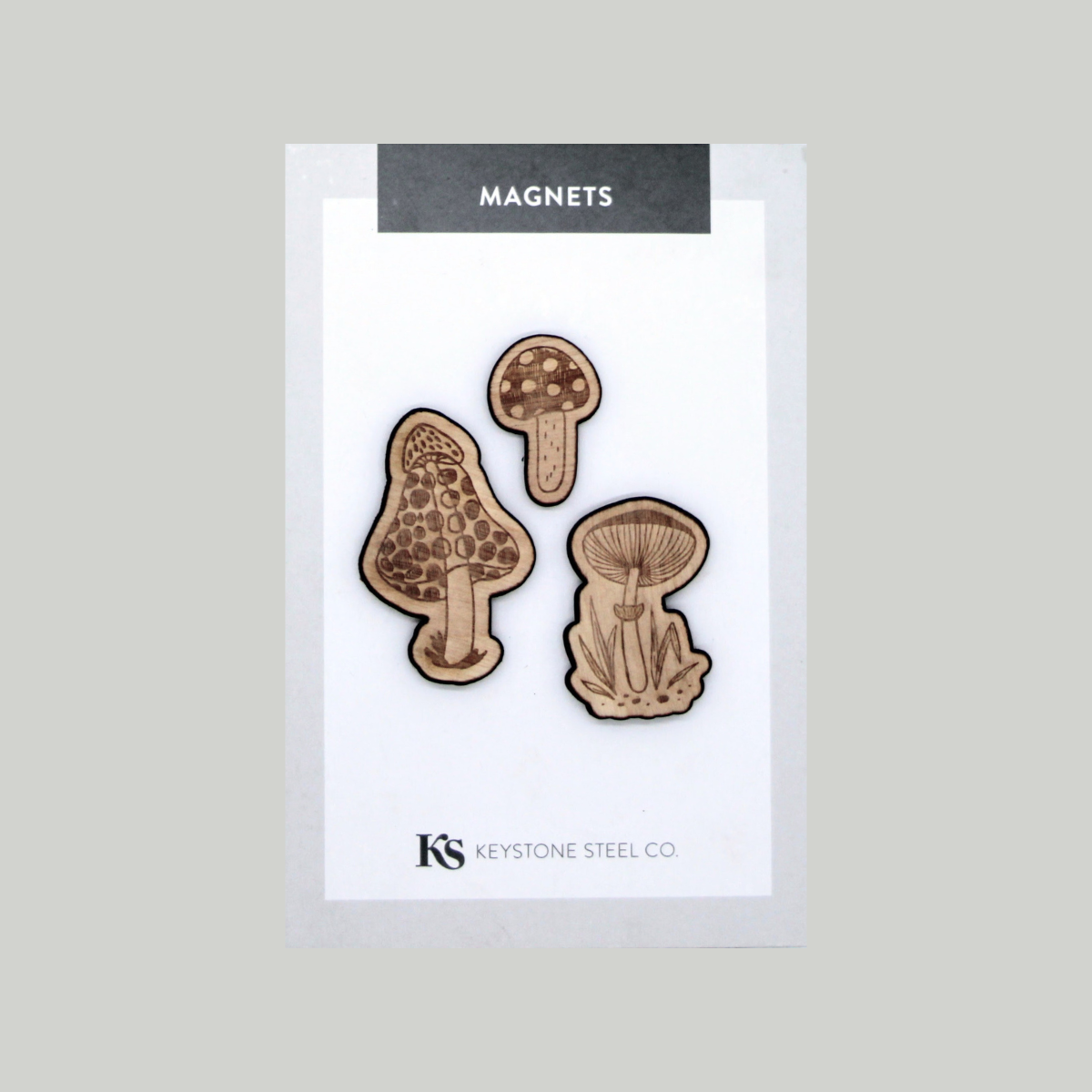 Mushroom and Fungus Magnets, Pack of 3 – KEYSTONE STEEL CO.