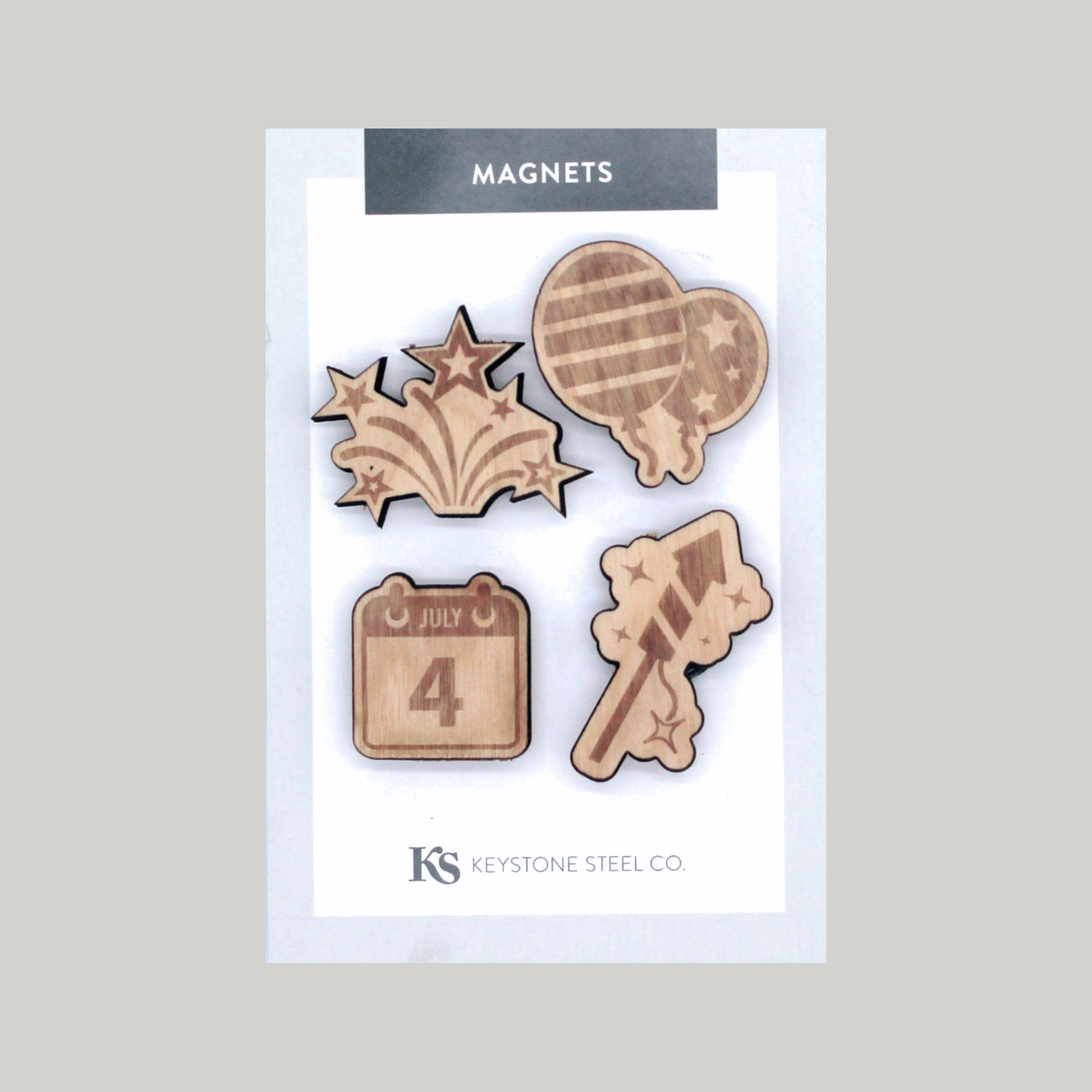 Fourth of July Magnets, Pack of 4 – KEYSTONE STEEL CO.