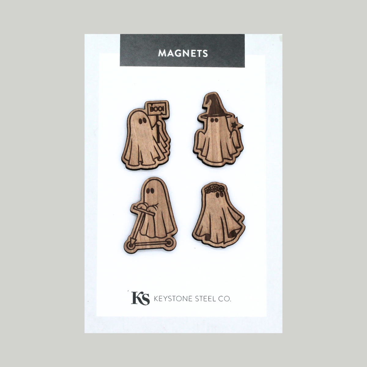 Vintage Ghost Magnets, Pack of 4 – KEYSTONE STEEL CO.