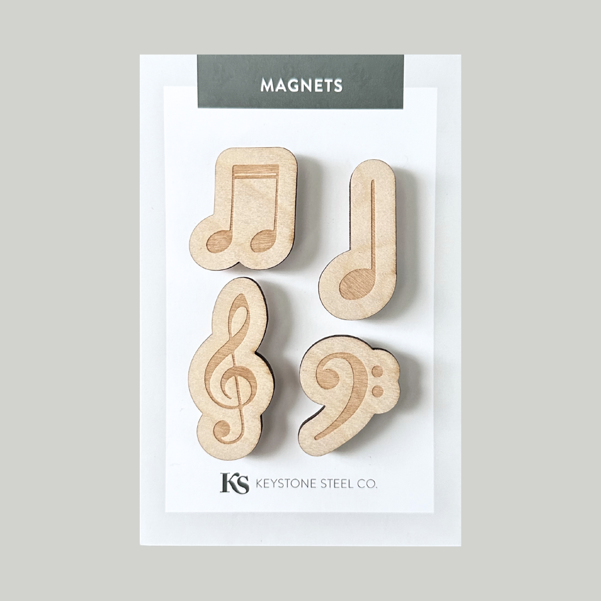 Music Note Magnets, Pack of 4 – KEYSTONE STEEL CO.