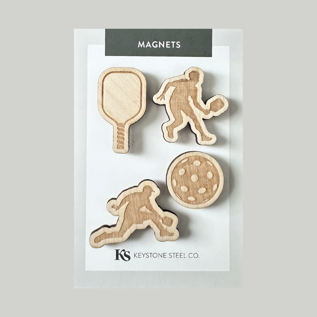 Pickleball Magnets, Pack of 4 – KEYSTONE STEEL CO.