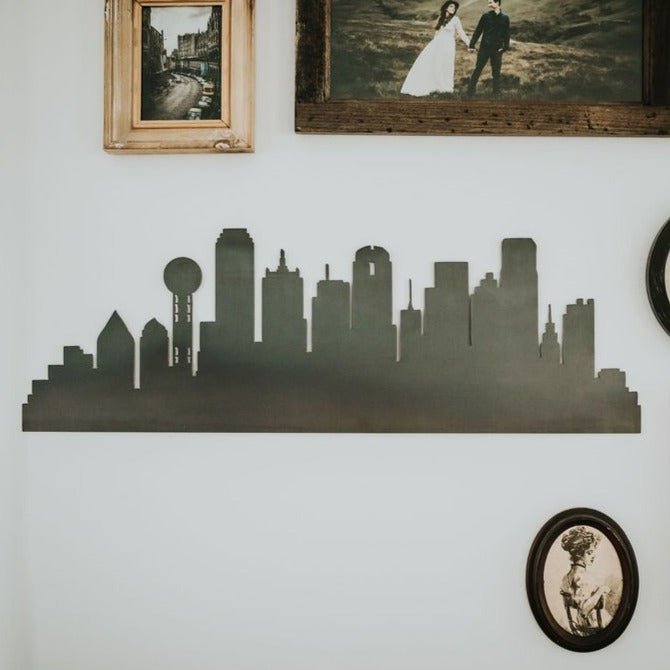 Dallas, TX City Skyline Steel Wall Décor. Keystone Steel Co. – KEYSTONE ...