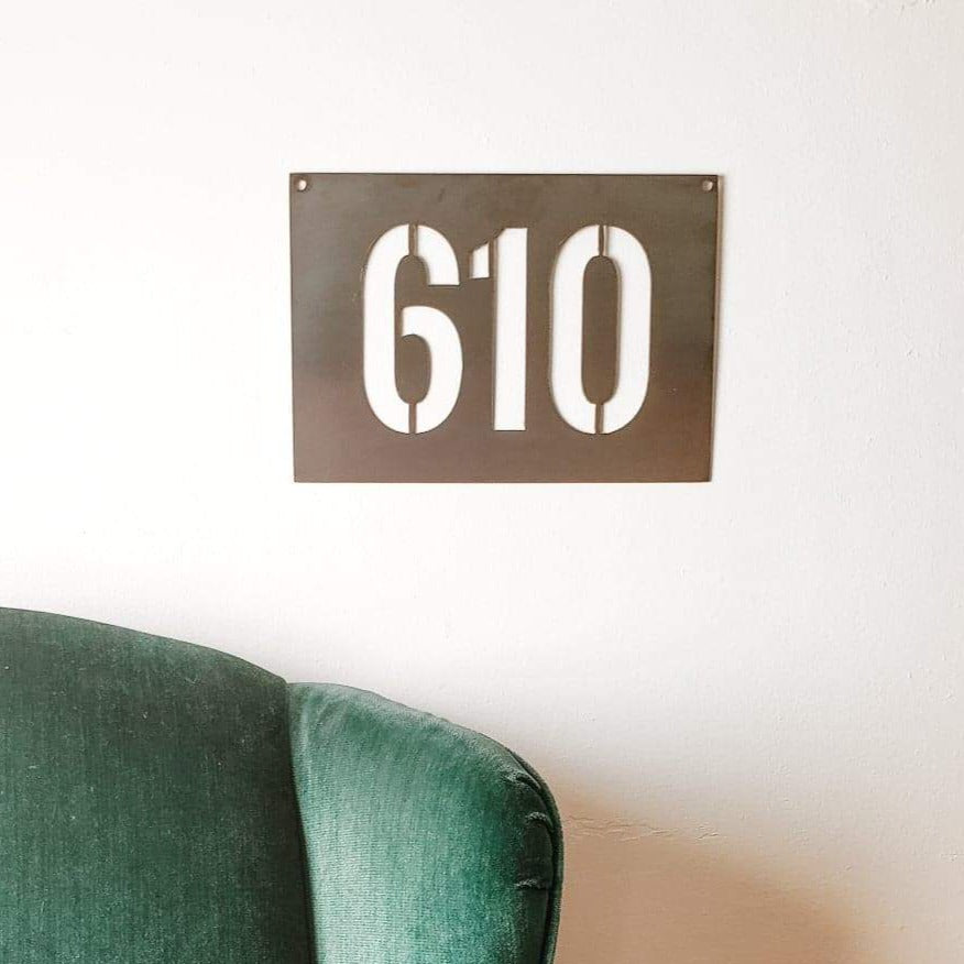 Philadelphia Area Code 610 Steel Wall Sign. Keystone Steel Co ...